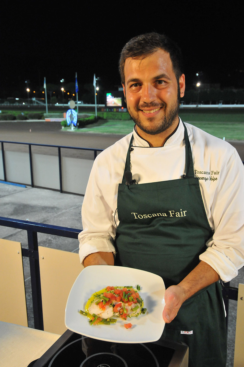 Chef Vincenzo Volpe e la tagliata di pollo allo zafferano : Ippodromi Snai